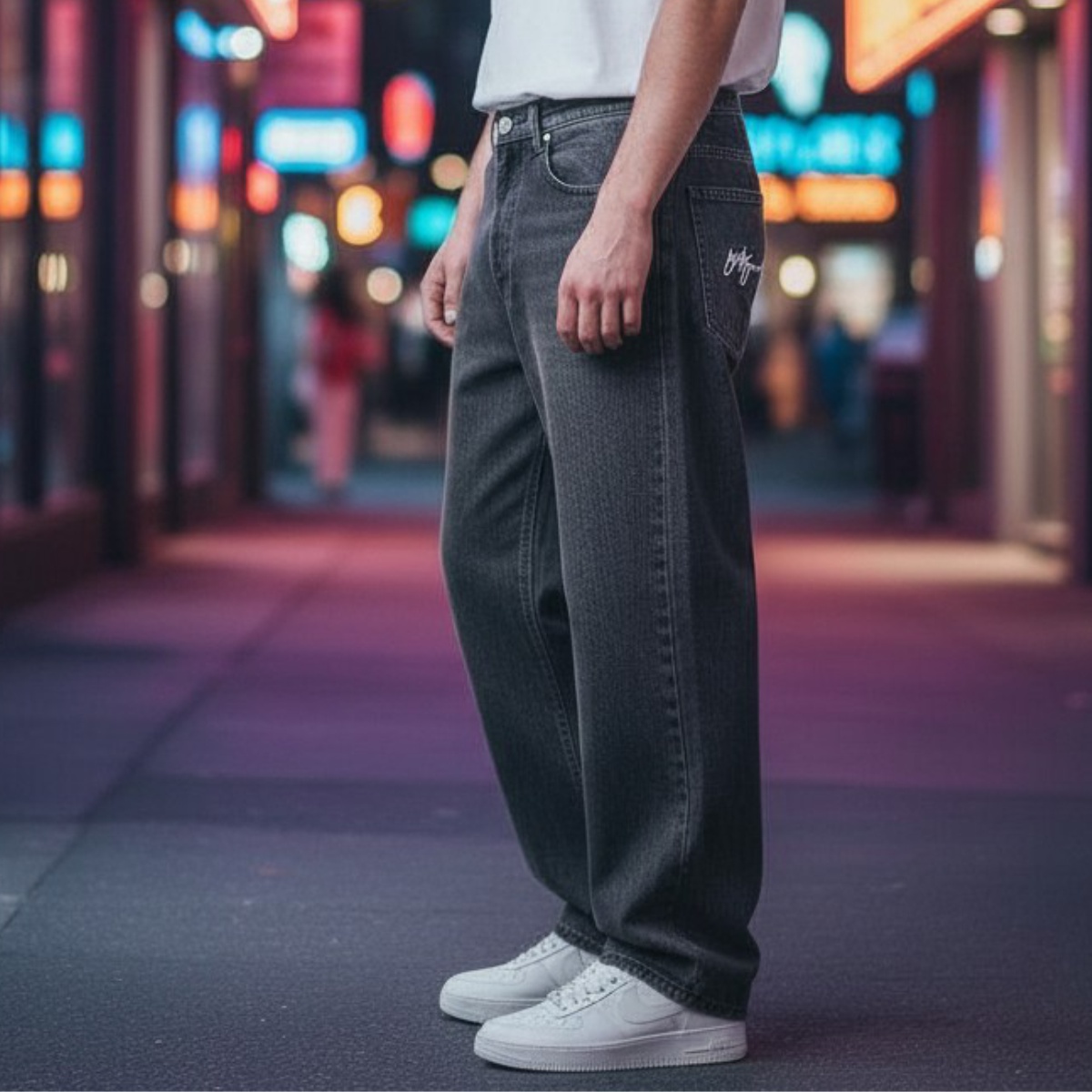 Baller Brand PANTALON JEAN BAGGY STATEN